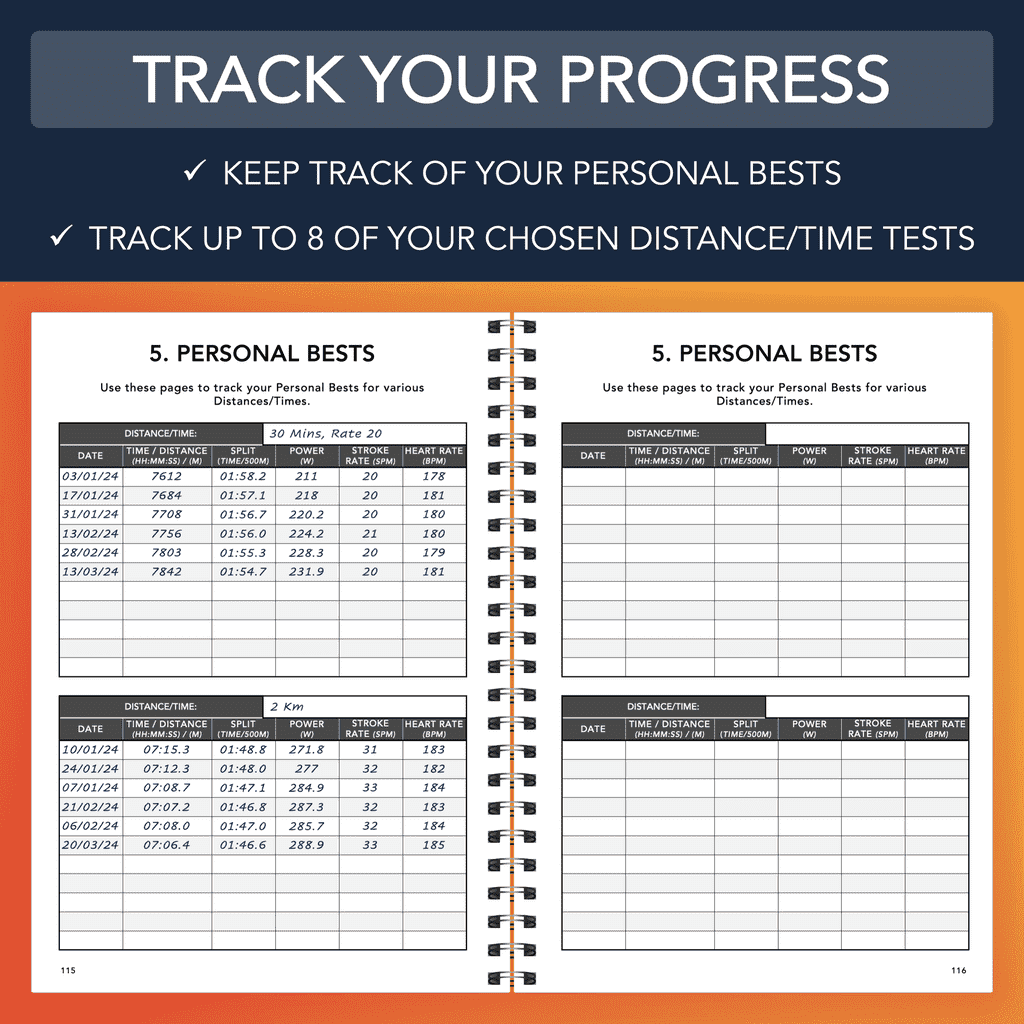 Indoor Rowing Logbook – ProTrackr
