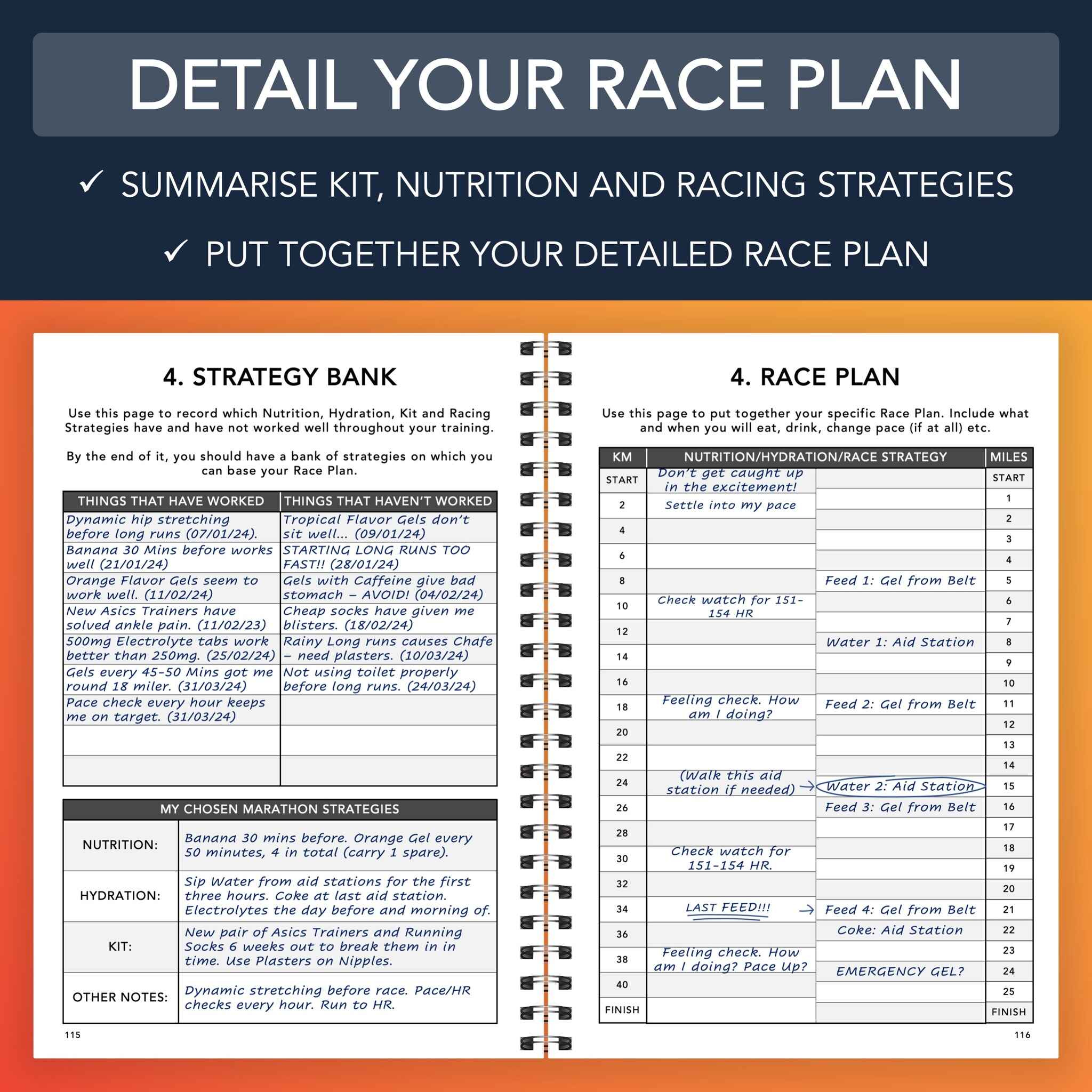 Marathon Training Logbook – ProTrackr